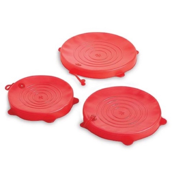 Pampered Chef | Kitchen | Nwt Pampered Chef Round Stretchfit Silicone ...